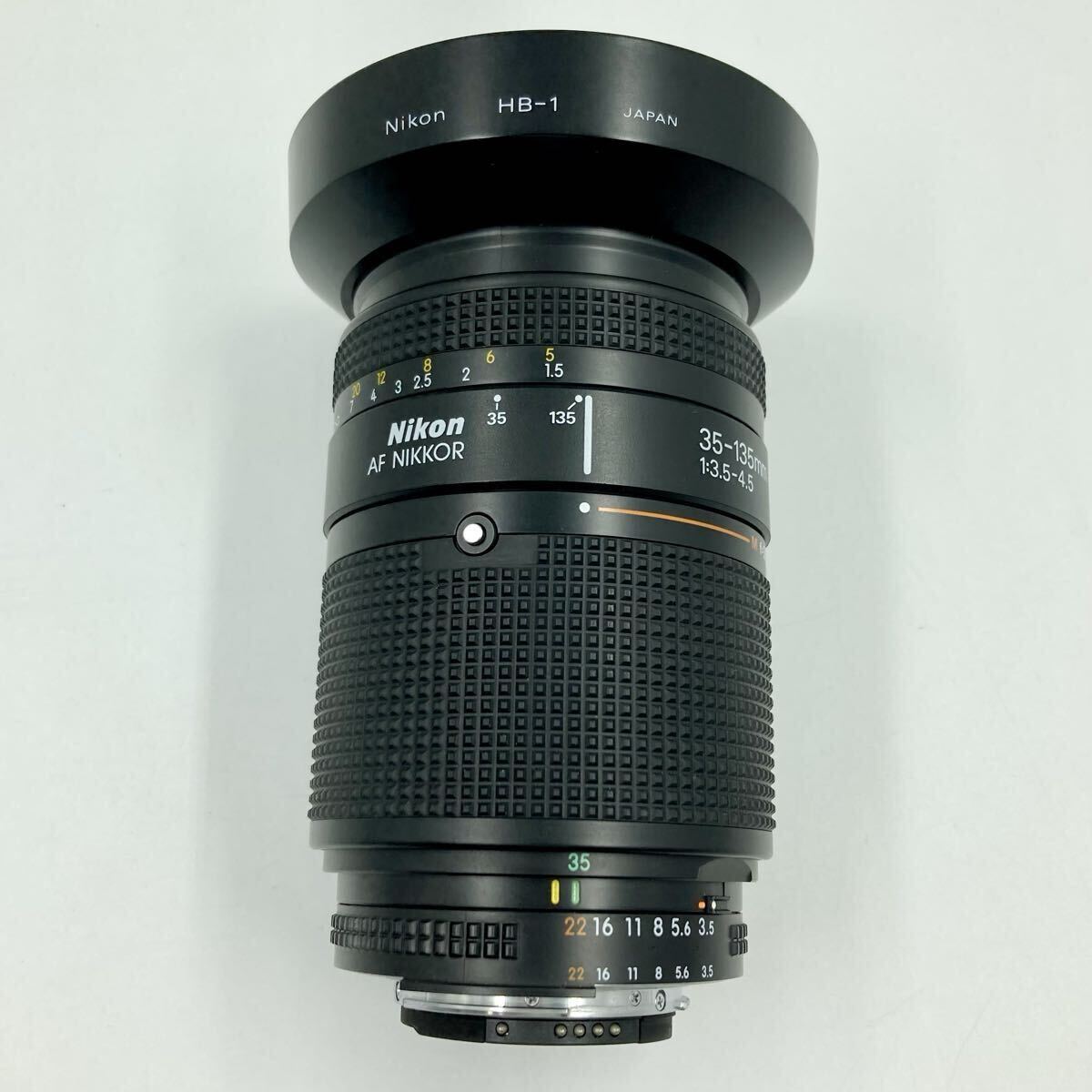 【やや傷や汚れあり】F559 NIKON ニコン AF NIKKOR 35-135mm 1:3.5-4.5 + バヨネット式 レンズフード ...