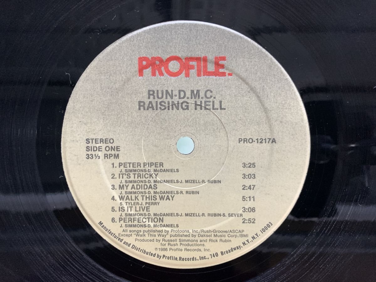 【やや傷や汚れあり】LP / RUN DMC / RAISING HELL / US盤/ハイプ/シュリンク [8535RW]の落札情報詳細 ...