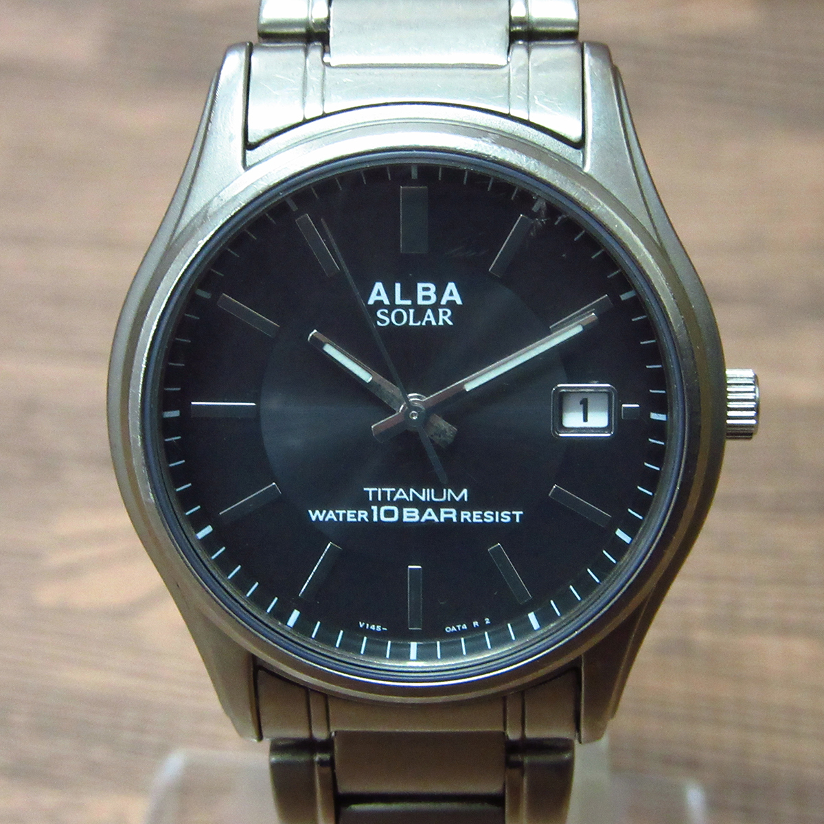 ALBA ソーラー腕時計 V145-OAMO アナログ デイト表示 TITANIUM アルバ 【現状販売品 東E の落札情報詳細| ヤフオク ...