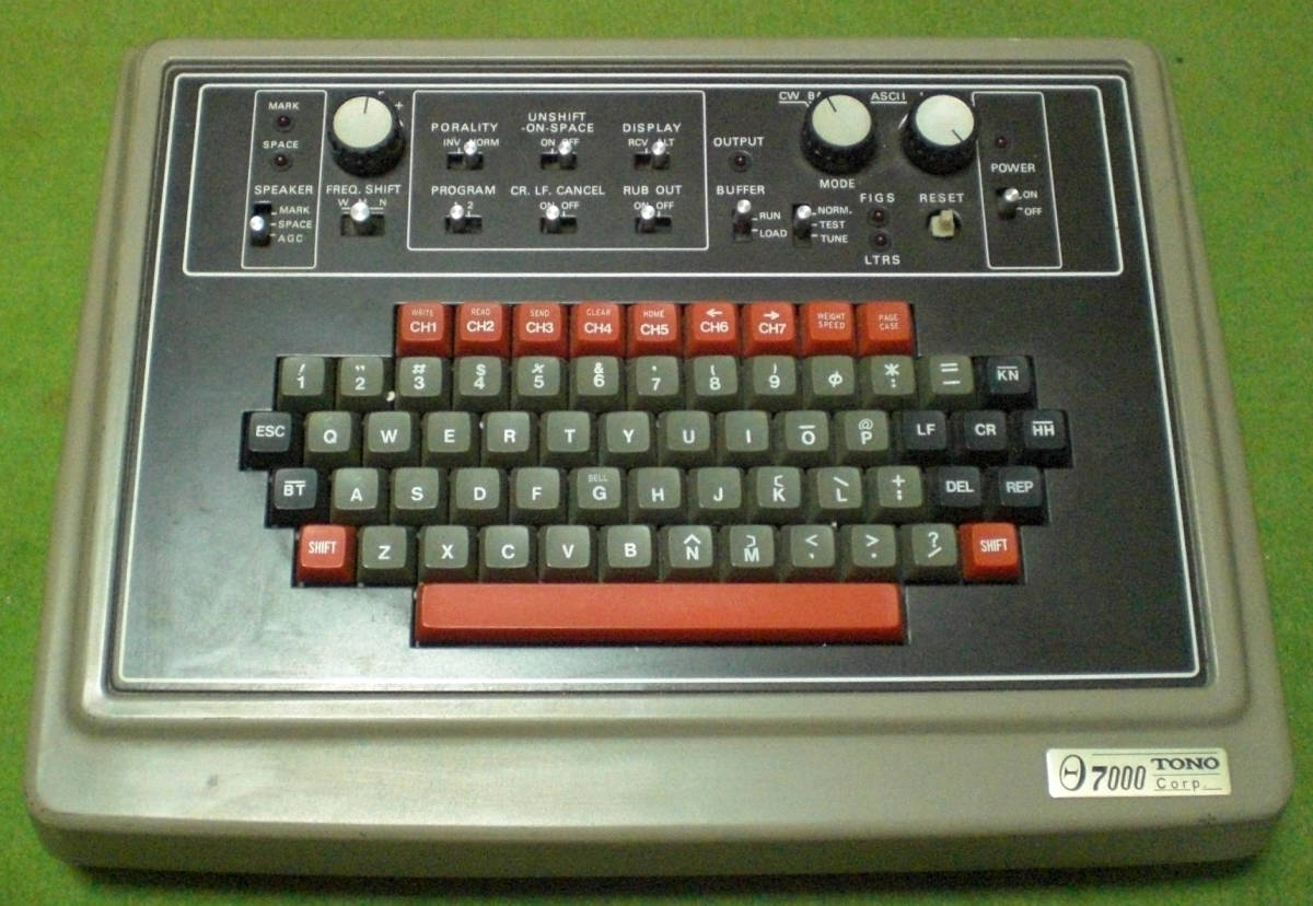 TONO 東野 COMMUNICATION COMPUTER θ-7000 ジャンク 取説付き RTTY CW ASCIIの落札情報詳細 ...
