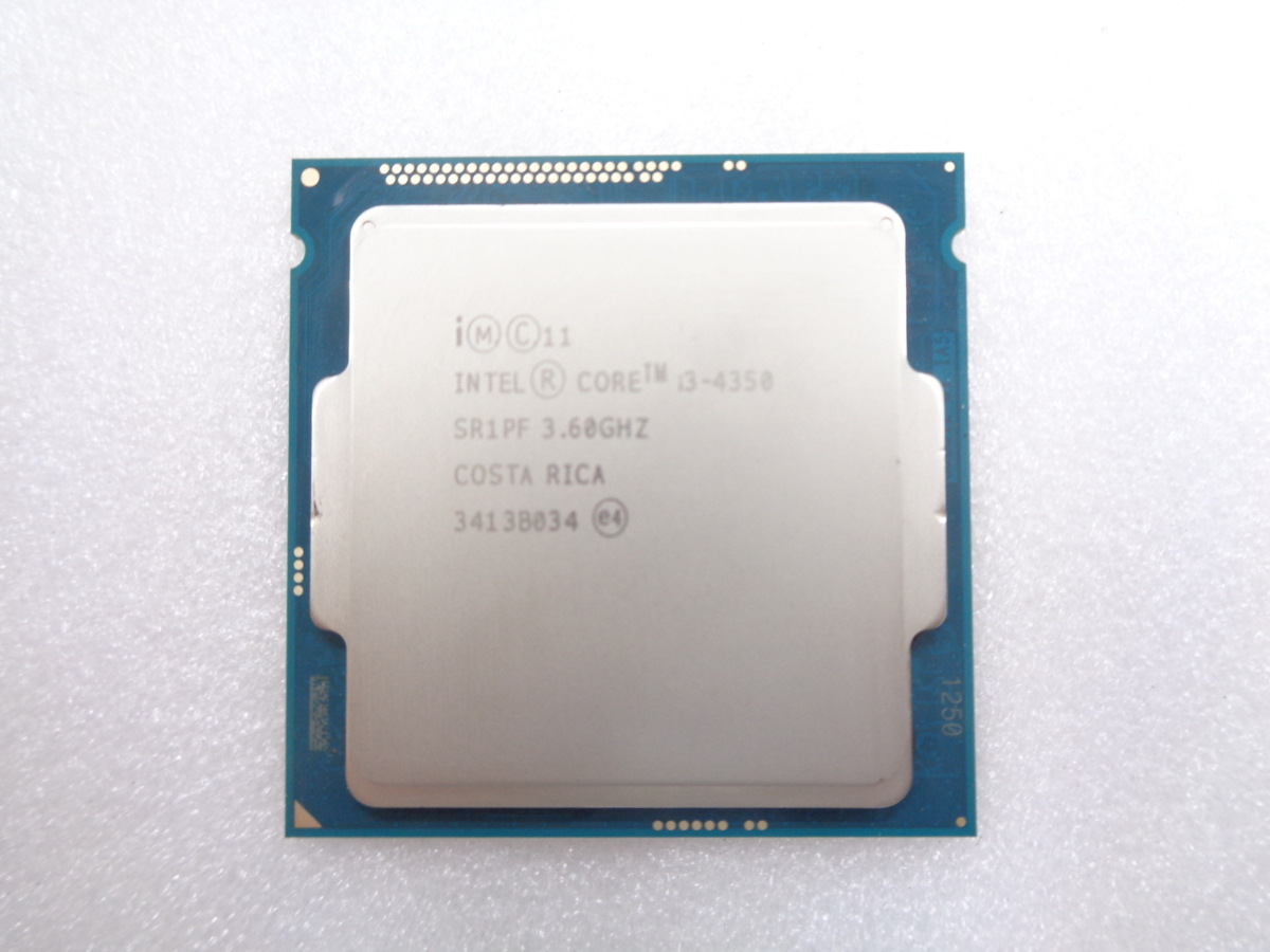 複数入荷 Intel Core i3-4350 SR1PF 3.60GHz LGA1150 中古動作品の落札情報詳細 - ヤフオク落札価格検索 ...