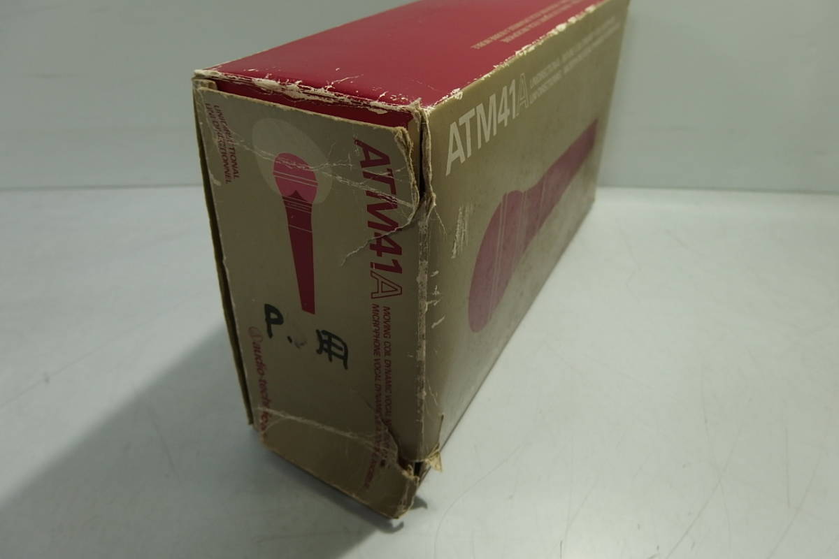 【新品】 未使用 audio-technica(オーディオテクニカ) ダイナミックマイク ATM41A プロフェッショナルナルマイクロフォン ...