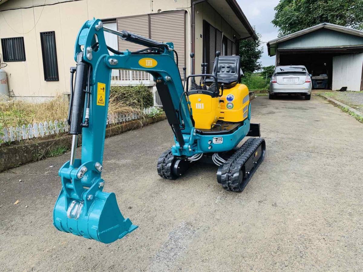 IHI 8NX 417時間 0.8tクラス ブレーカー配管付・可変脚・倍速付・ゴムクローラー山あり・パターン切替可能 下取りOK！ ミニユンボの落札情報詳細 - ヤフオク落札価格検索 オークフリー