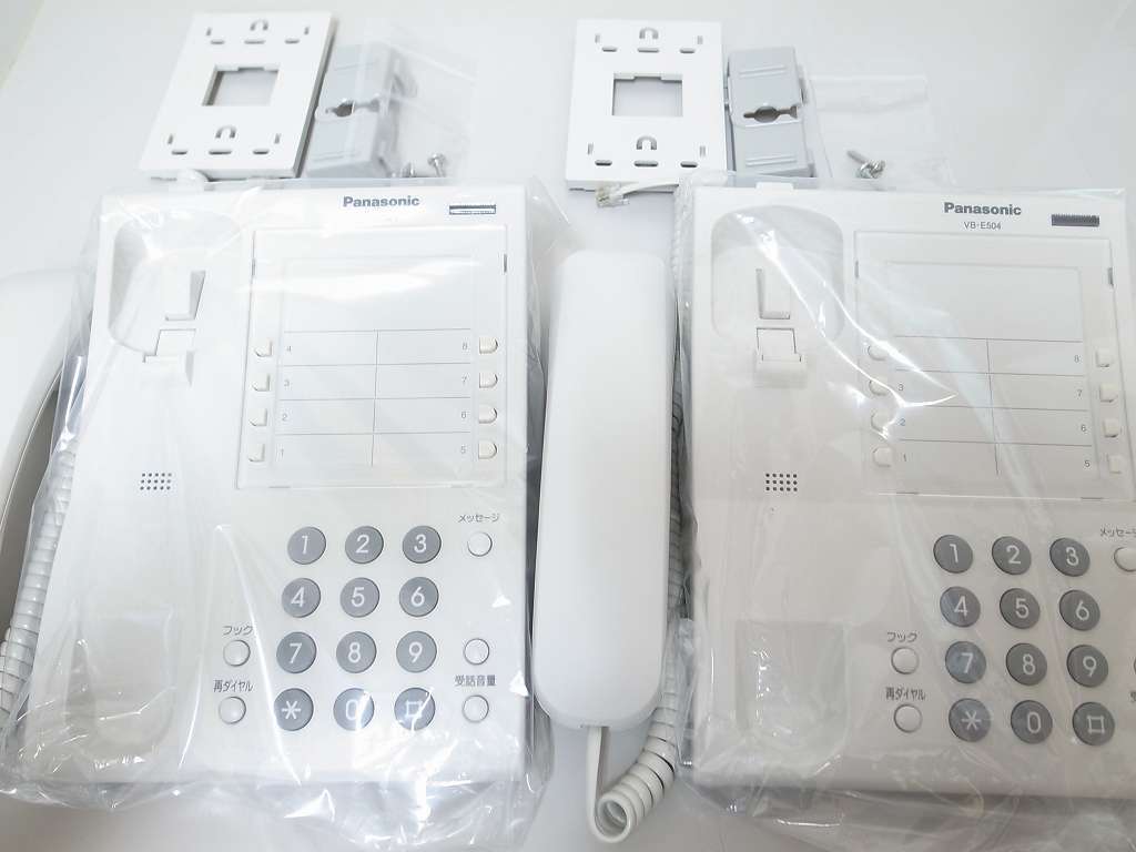 【☆新同品☆】 Panasonic PBX用電話機 【VB-E504】 2台 ① の落札情報詳細 - Yahoo!オークション落札価格検索 オークフリー
