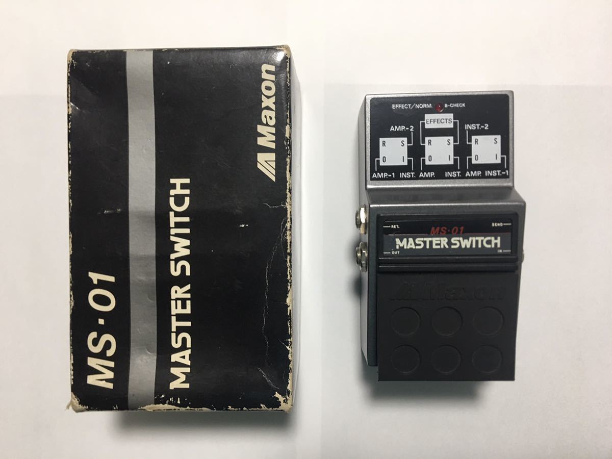 Maxon MS-01 MASTER SWITCH マクソン マスタースイッチの落札情報詳細 - Yahoo!オークション落札価格検索 オークフリー