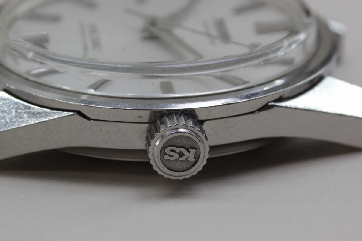 ワケあり KING SEIKO CHRONOMETER 獅子メダリオン 4420-9980 1965年製 可動 ベルトなし 社名他刻印入 ...