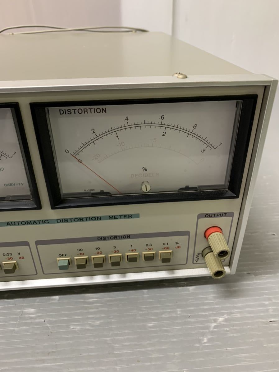 F016）LEADER リーダー ひずみ率計 ディストーション メーター LDM-177 中古歪率計[AUTOMATIC DISTORTION ...