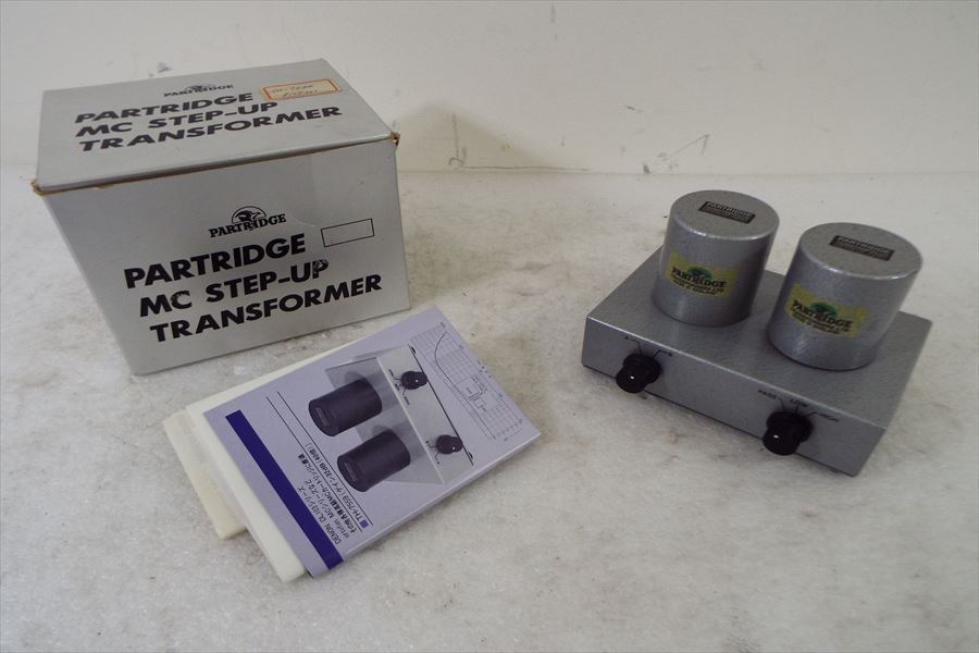 PARTRIDGE パートリッジ TH-7834 昇圧トランス 動作確認OK 取扱説明書有り 元箱付き 中古 現状品 201006Y5455 ...