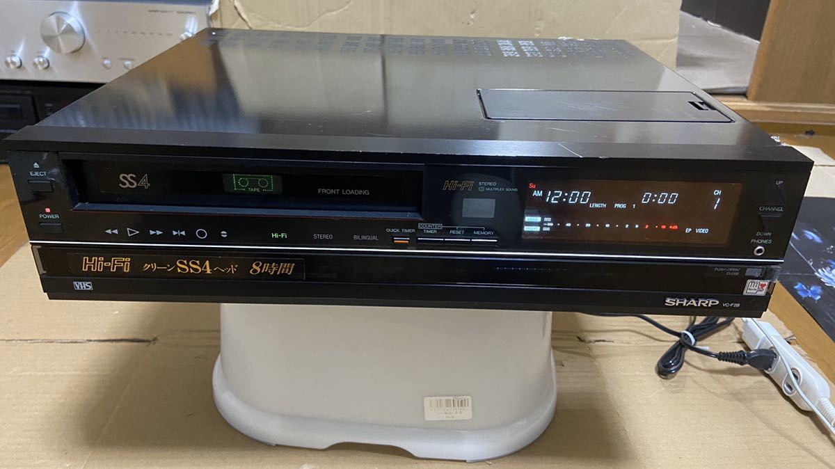 【ビデオデッキ】SHARP VC-F2B 通電OKジャンク (管ー020)の落札情報詳細 - Yahoo!オークション落札価格検索 オークフリー