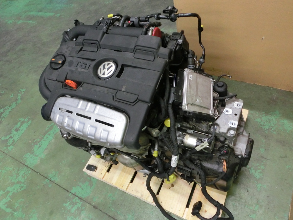 中古 VW シャラン 7NCTH CTH 6AT TSi 2WD 69,500㎞ エンジン ミッション 補器類 セット【個人宅配不可】の落札 ...