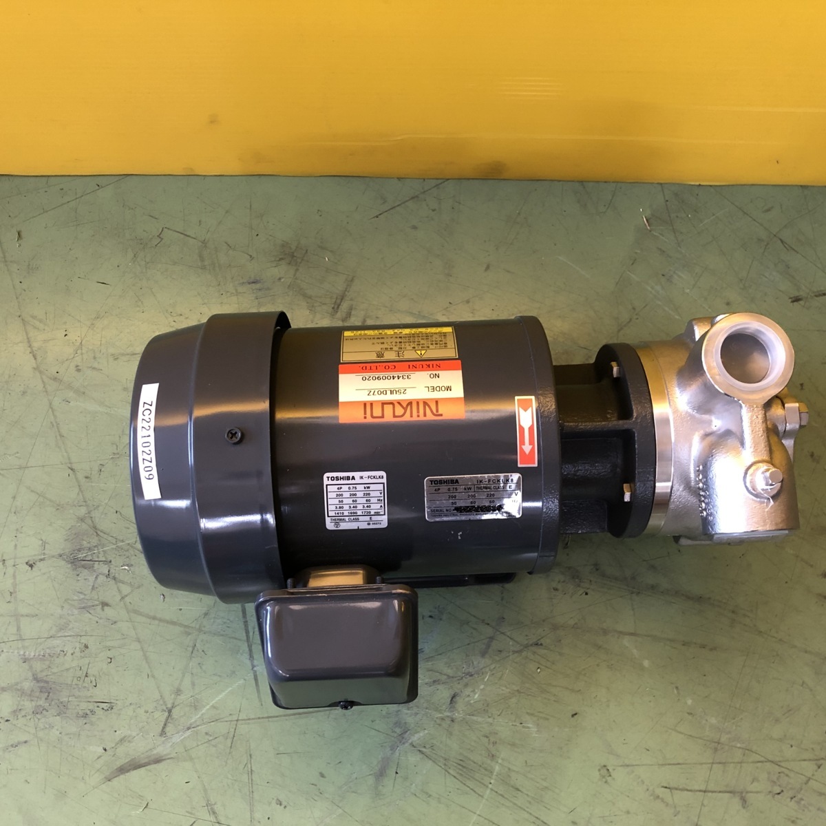TOSHIBA IK-FCKLK8 25ULD07Z 東芝 三相モータの落札情報詳細 - ヤフオク落札価格検索 オークフリー