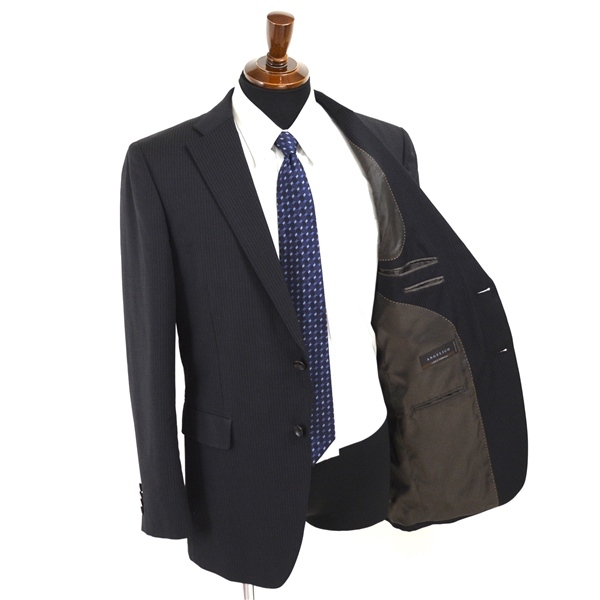 1XA37】P.S.FA 2パンツ 2つボタン シングルスーツ L AB7 ブラック ストライプ ノータック 人気 定番 合物 春秋 PC630304-88の落札情報詳細 - Yahoo ...