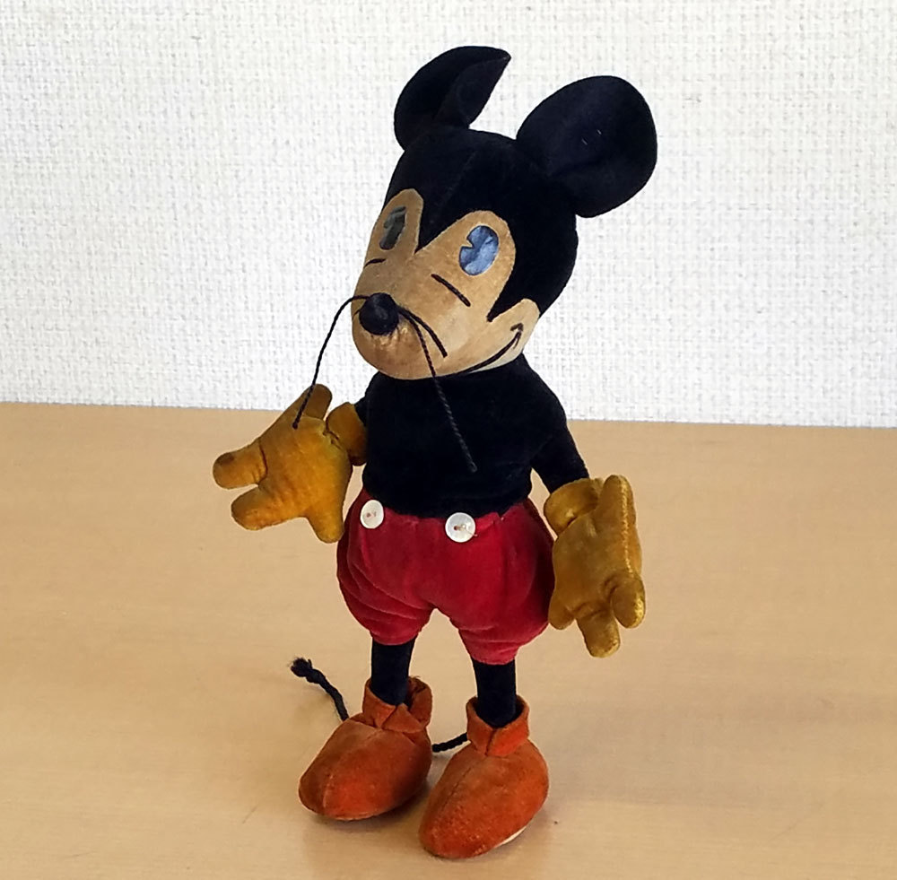 D568 年代物 steiff Mickey Mouse 1930's シュタイフ ミッキーマウス ディズニー STEIFF DOLL 現状 ...