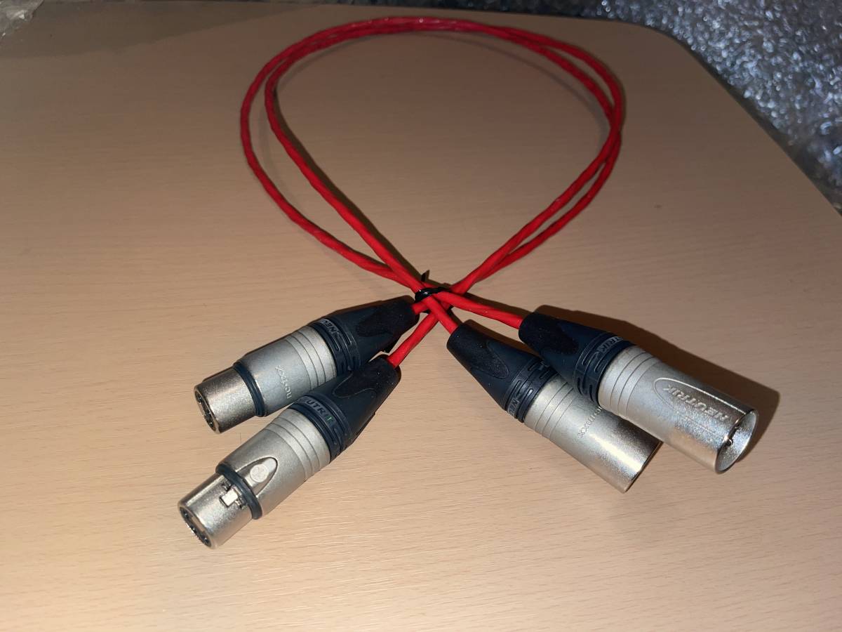 BELDEN ベルデン @ 高音質 XLR ケーブル 88770 @ 2本 SET @ 約80cm @ NEUTRIK ノイトリック 端子 ...