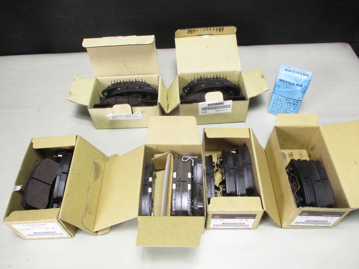 【新品】菱仲c146 三菱 ブレーキパッド 4605B399・4605B267・4605B269・4605B005★6組セット！の落札情報詳細 ...