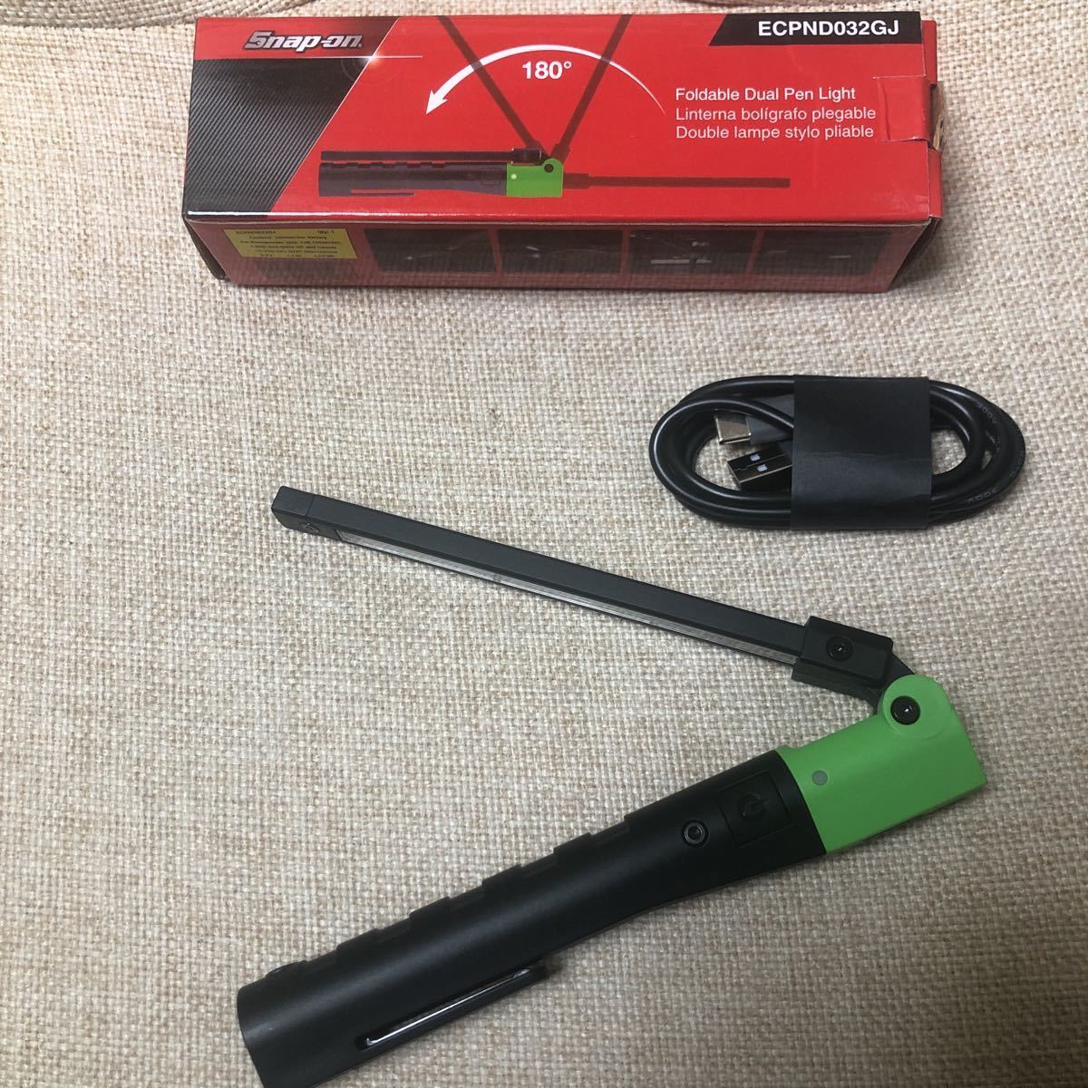 【新品】新品 新型 大人気 スナップオン LED作業灯 ECPND032J グリーン Snap-on ペンライト ワークライトの落札情報詳細 ...