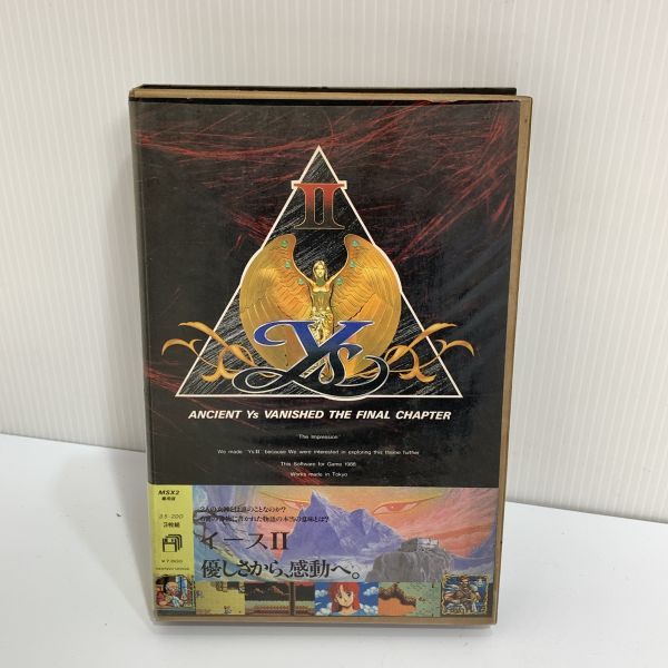MSX2 対応 イースII Ys2 日本ファルコム /ソフト ケース・取扱説明書つき 動作未確認の落札情報詳細 - ヤフオク落札価格検索 オークフリー