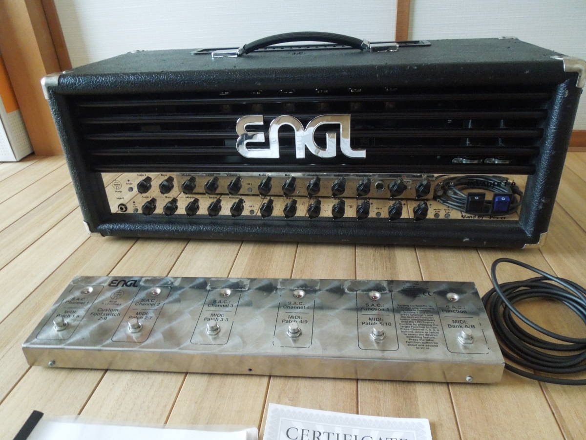 レア 生産完了品★ENGL INVADER 150(E640)＋純正フットスイッチZ-9★正規輸入品★税抜定価47万円＋4万円 の落札情報詳細 ...