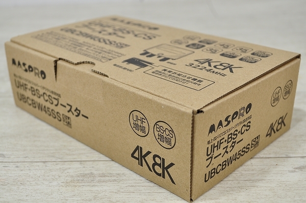 【新品】未開封 マスプロ UHF/BS/CS ブースター UBCTRW30-P MASPRO 4K 8K対応 屋内 残2 の落札情報詳細| ヤフオク落札価格情報 オークフリー