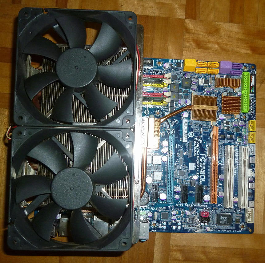 GIGABYTE GA-EP45-DS-5／インテルR Core2 Quad プロセッサー Q6600／メモリDDR2 6GB ジャンク の ...