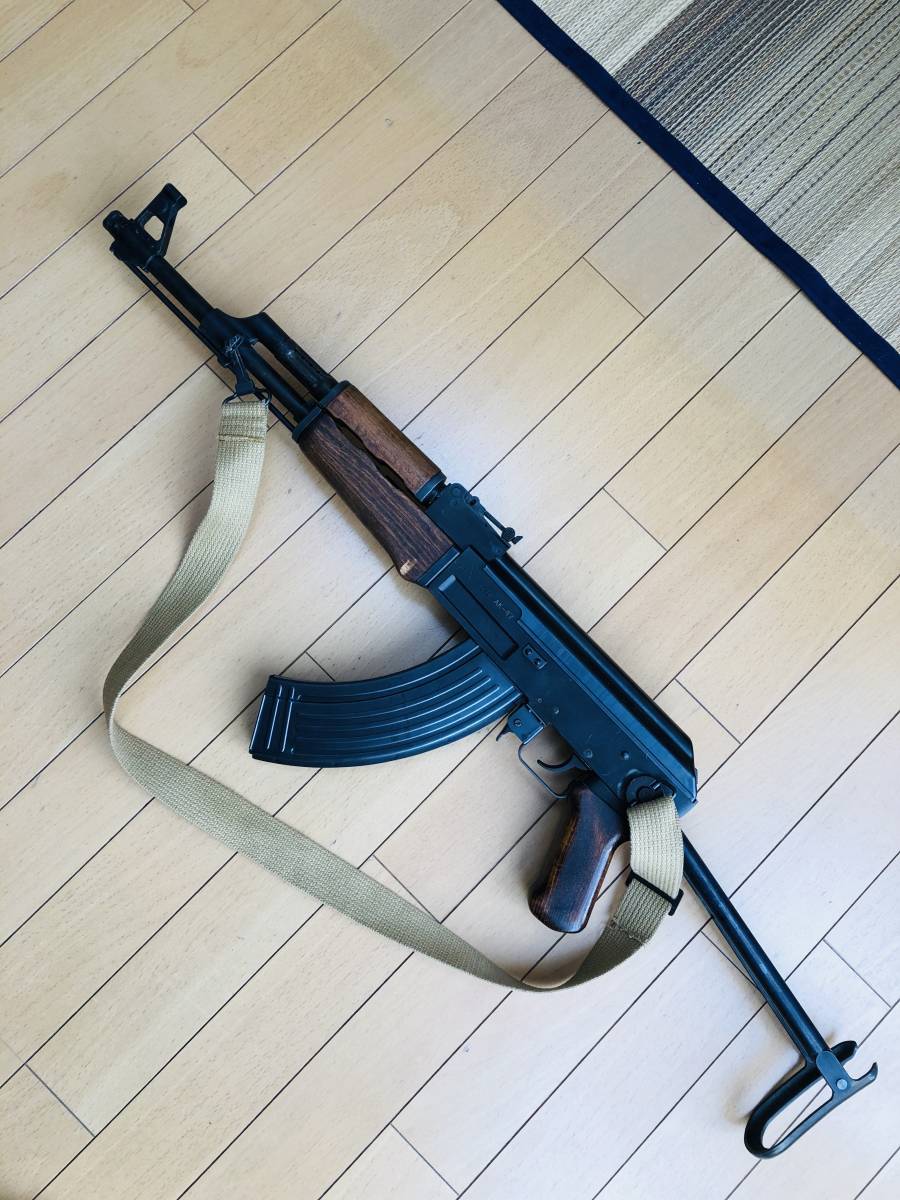 ハドソン製 AKS-47 モデルガン スリング付き AK AK-47 ソ連 ロシア ダミーカート付属の落札情報詳細 - ヤフオク落札価格検索 オークフリー