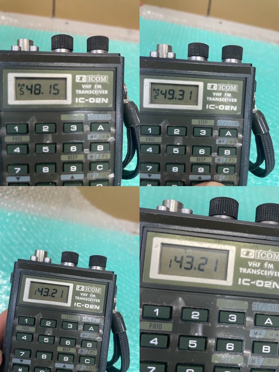 （A15）ICOM IC-02N 通電のみ、その他未確認ですからジャンク品です、レターパックプラス発送可能 の落札情報詳細| ヤフオク落札価格 ...