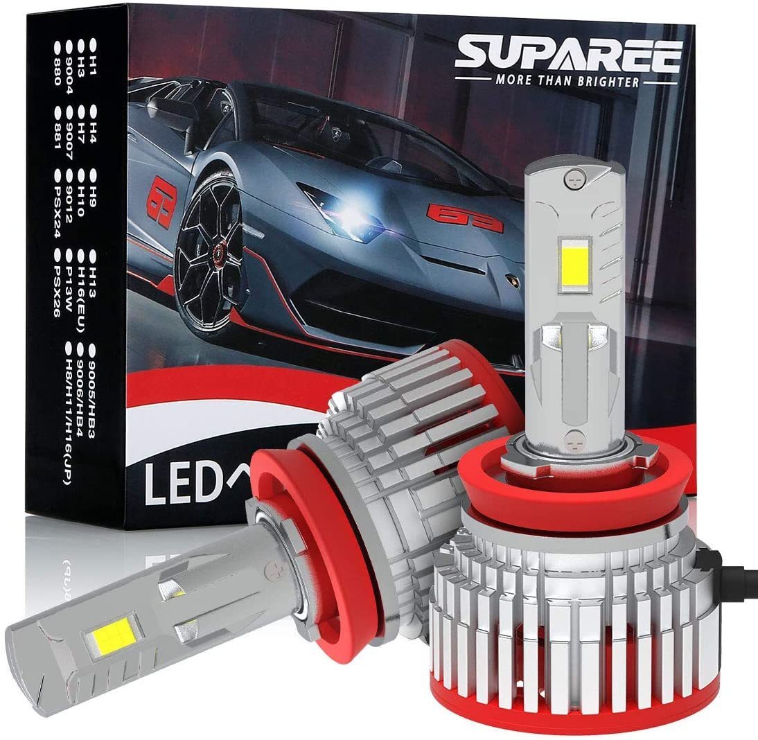 【新品】SUPAREE H8 H11 H16 led ヘッドライト フォグランプ 新車検対応 ロービーム ハイビーム 45W ホワイト 6500K 18000LM 45W 2個入りの落札情報 ...