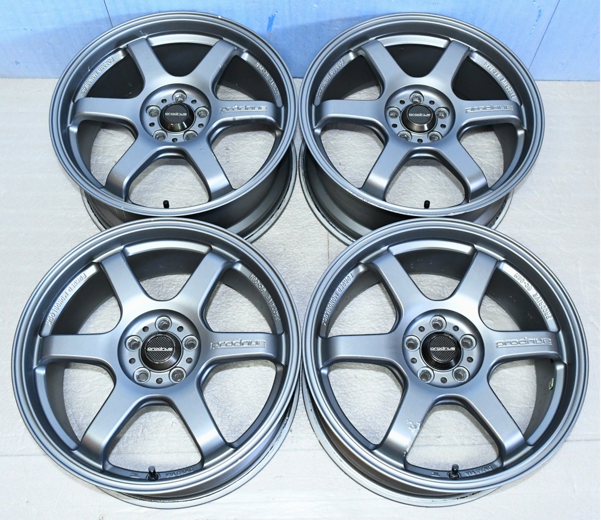 軽量 鍛造 RAYS プロドライブ GC-06H 17インチ 7.5J 5H-100 +48 4本 86 BRZ GDB プリウス レガシィ ...