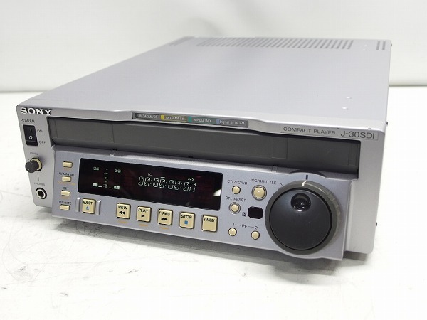 SONY J-30SDI マルチフォーマットプレーヤー ベータ/SP/SX/デジベ/MPEG IMX 再生対応 *322281の落札情報詳細 ...