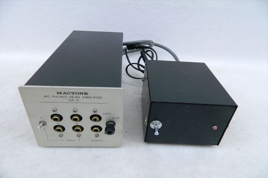 【傷や汚れあり】 MACTONE HA-5 MCヘッドアンプ 中古 現状品 210805k4079の落札情報詳細 - ヤフオク落札価格検索 オークフリー