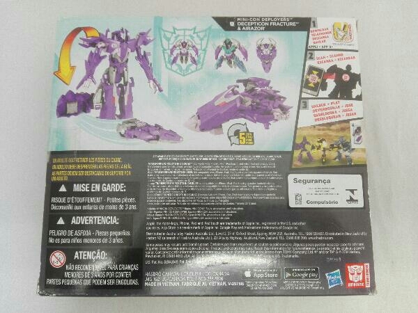 【やや傷や汚れあり】トイ/トランスフォーマー MINI-CON DEPLOYERS DECEPTICON FRACTURE &AIRAZORの ...