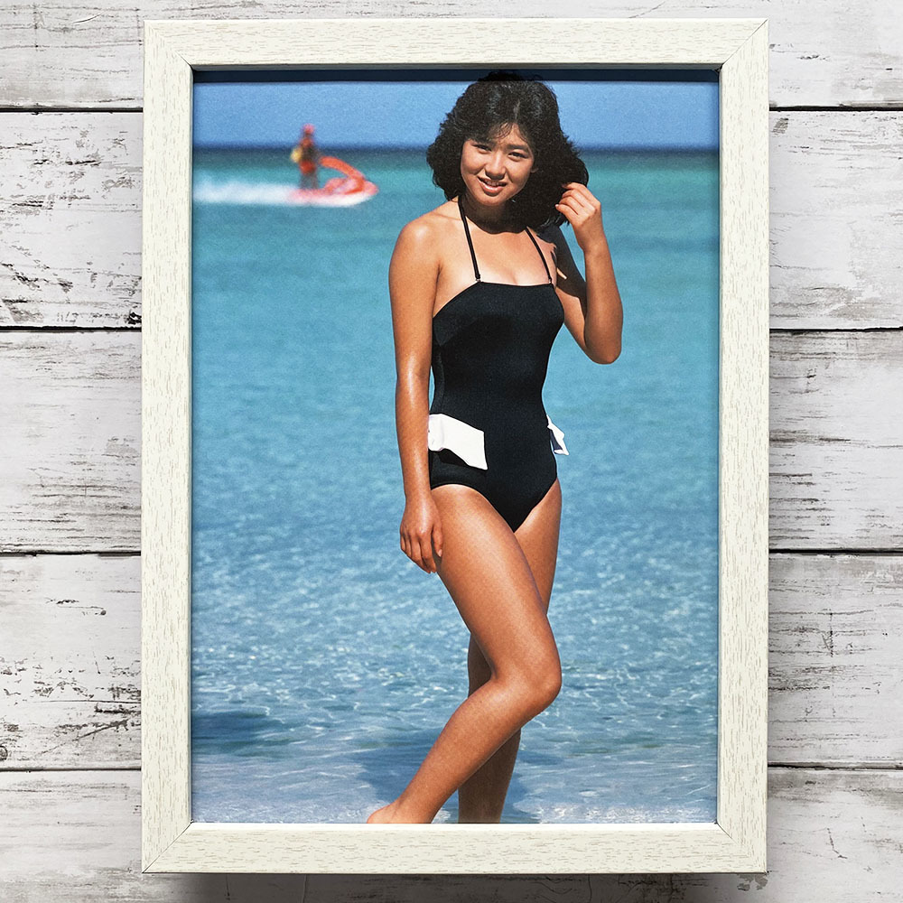【目立った傷や汚れなし】額装品 石川秀美 水着 /80年代アイドル/昭和/若い頃/ポスター風広告/A4サイズ額入り/アートフレーム YH08-2の落札情報詳細 - Yahoo!オークション落札 ...