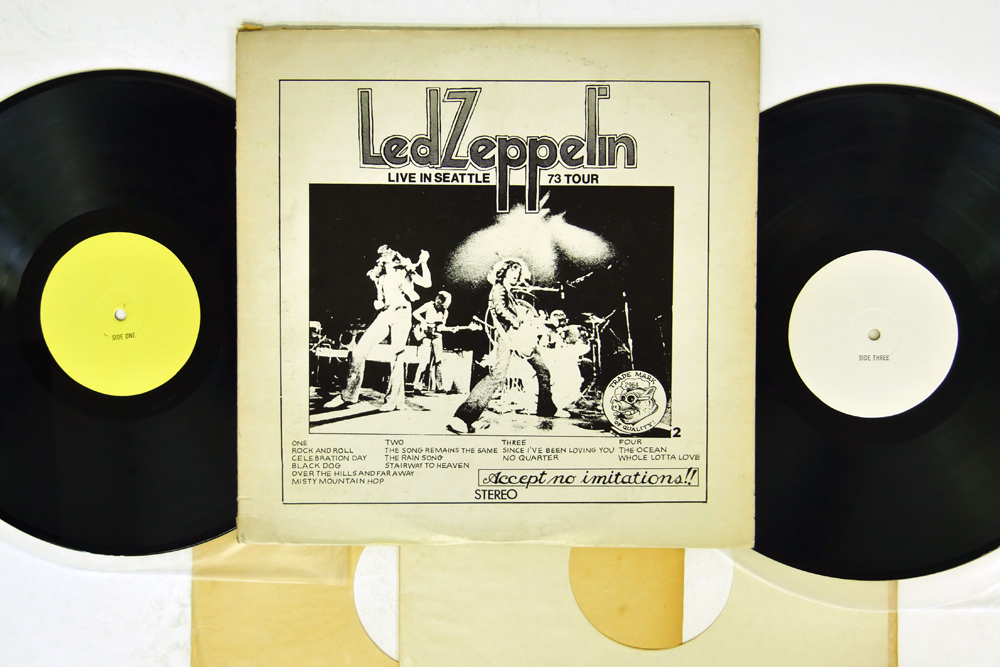 ブート LED ZEPPELIN/LIVE IN SEATTLE 73 TOUR/TRADE MARK OF QUALITY 2964の落札 ...