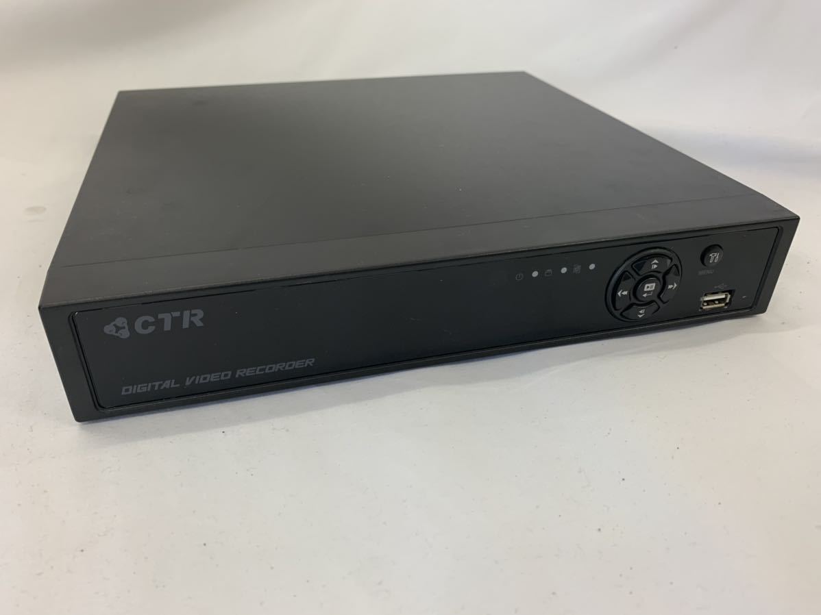【全体的に状態が悪い】【ジャンク】CTR 防犯カメラ プレミアム デジタルビデオレコーダー CK4204U 4チャンネルモデル 本体のみ 通電 ...