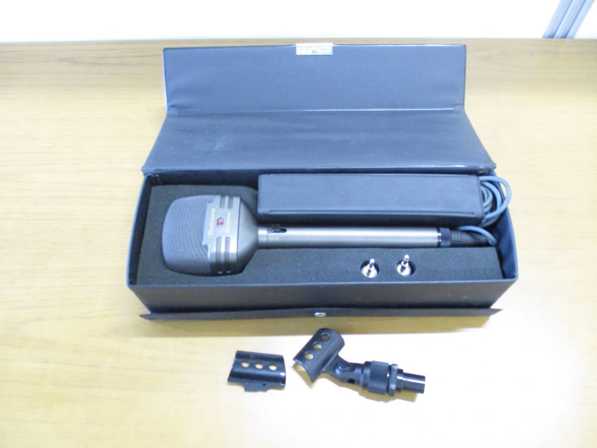 【傷や汚れあり】 01)Technice ELECTRET CONDENSER STEREO MICROPHONE RP-3250E ...