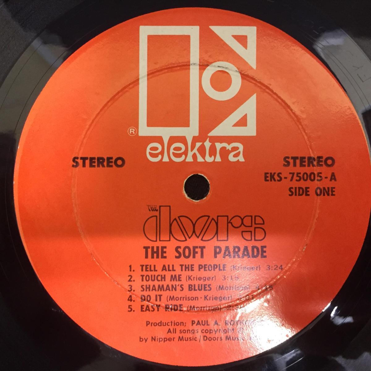 【やや傷や汚れあり （詳細）】★即決★ DOORS / SOFT PARADE (US-ORIGINAL) Rare!!深溝ラベル+WIDE ...