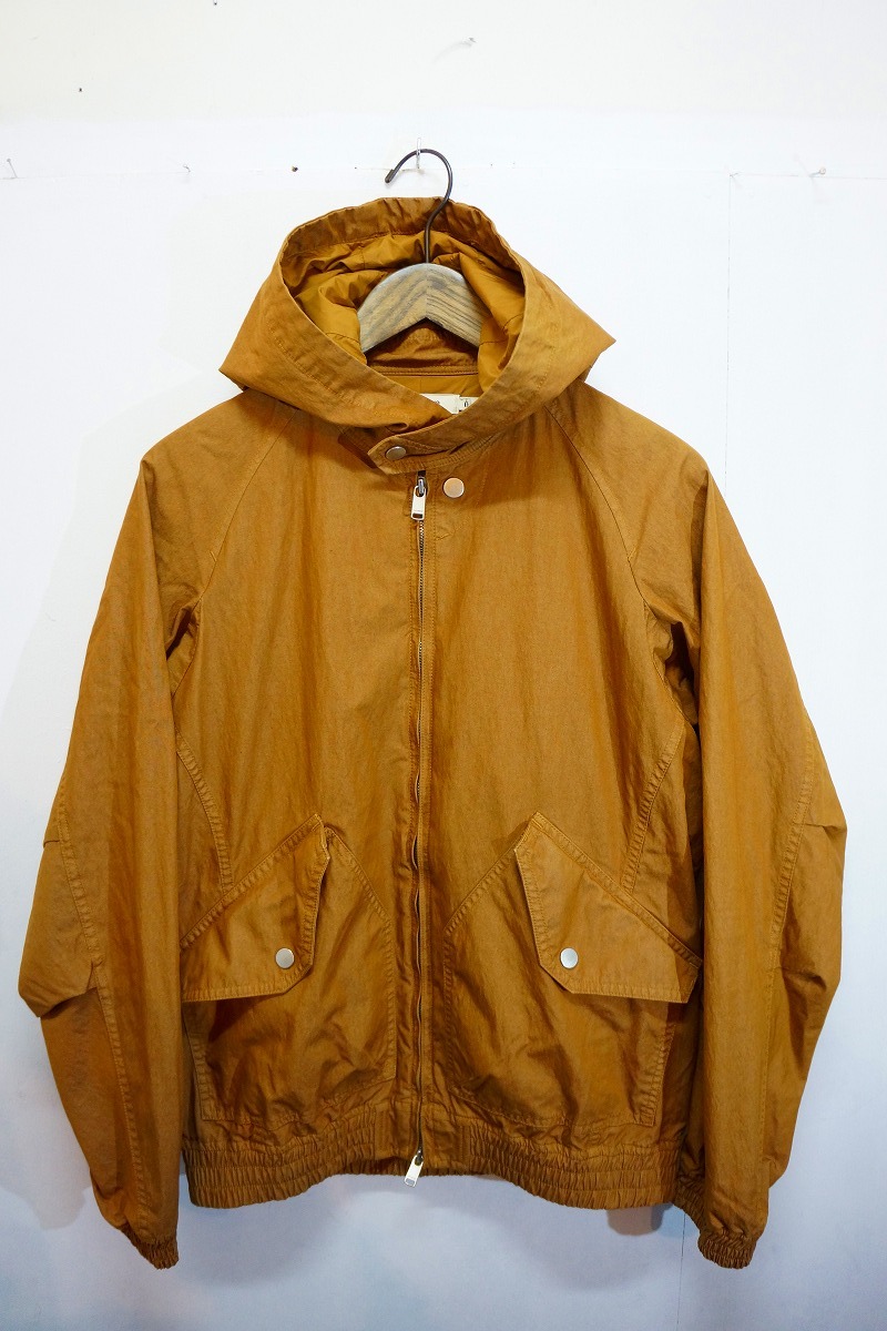 【目立った傷や汚れなし】美品 17SS nonnative ノンネイティブ TRAINER HOODED BLOUSON C/N TUSSAH WITH WINDSTOPPER 2L ...