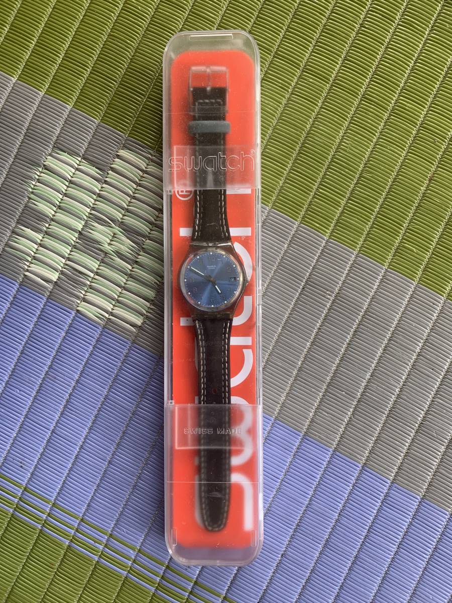 【やや傷や汚れあり】SWATCH GM415 blue Choco スウォッチ 時計 美品の落札情報詳細 - ヤフオク落札価格検索 オークフリー