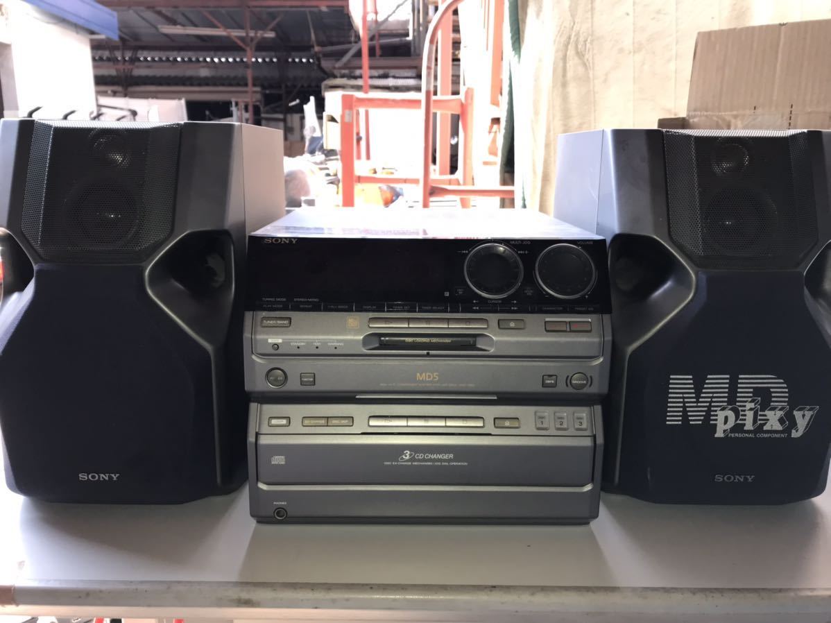 【傷や汚れあり】【S-490】SONY ソニー システムコンポ HCD-MD5 スピーカーペア SS-MD5 通電のみの落札情報詳細 ...