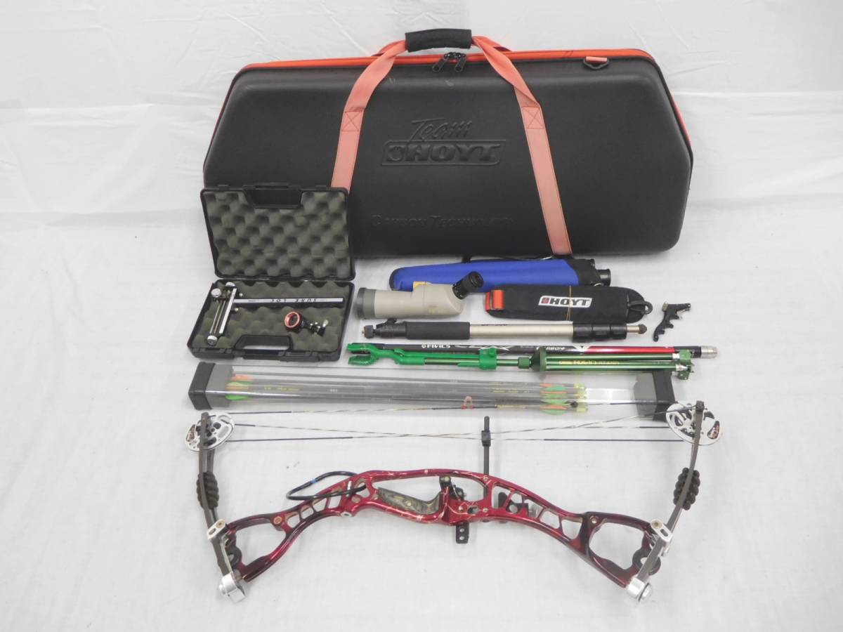 【傷や汚れあり】05 226-451476-01 [S] HOYT ホイット VICXEN COMPETITION SERISE アーチェリー ...