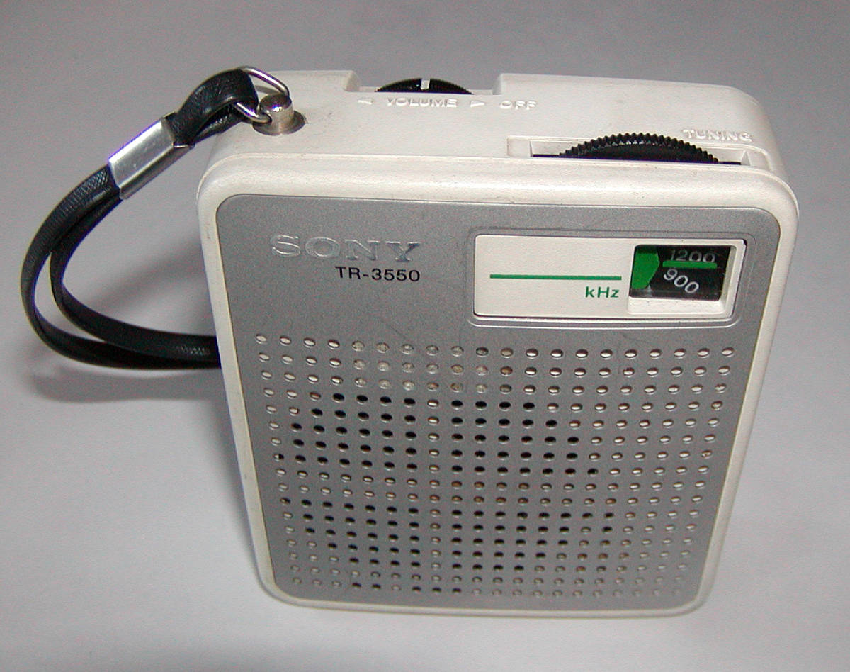 【やや傷や汚れあり】 SONY TR-3550『ポケット6石トランジスタラジオ』AM専用 受信好調/動作良好 の落札情報詳細 - ヤフオク落札 ...