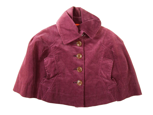 【やや傷や汚れあり】(D) Vivienne Westwood RED RABEL コーデュロイ ケープ 2 ヴィヴィアンウエストウッド の ...