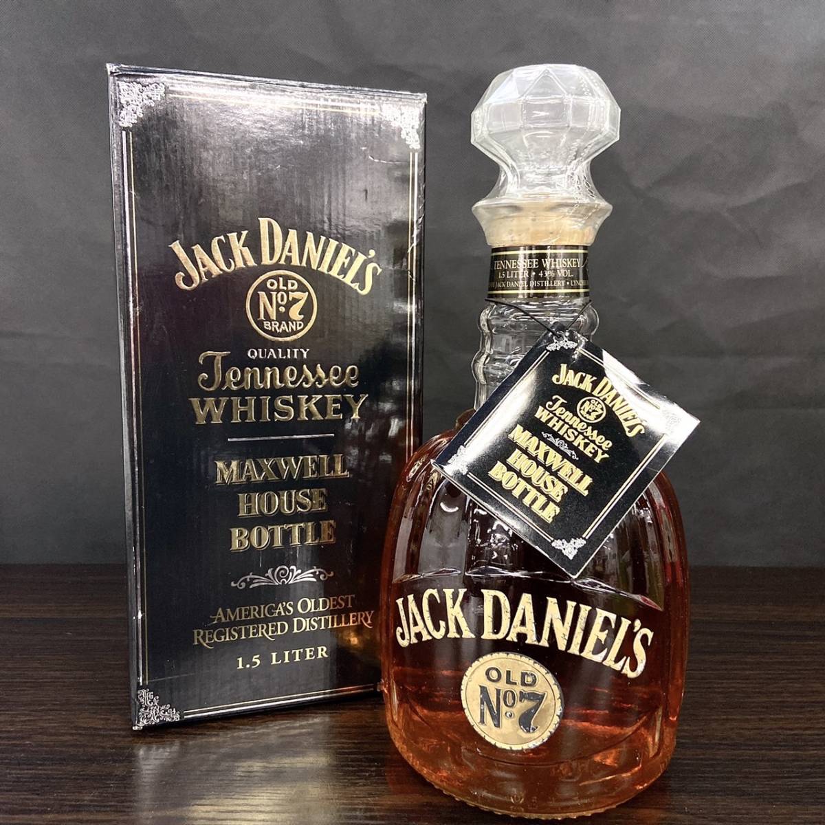 【傷や汚れあり】B6473(031)-42/MM15000 お酒 JACK DANIEL’S ジャックダニエル MAXWELL HOUSE ...