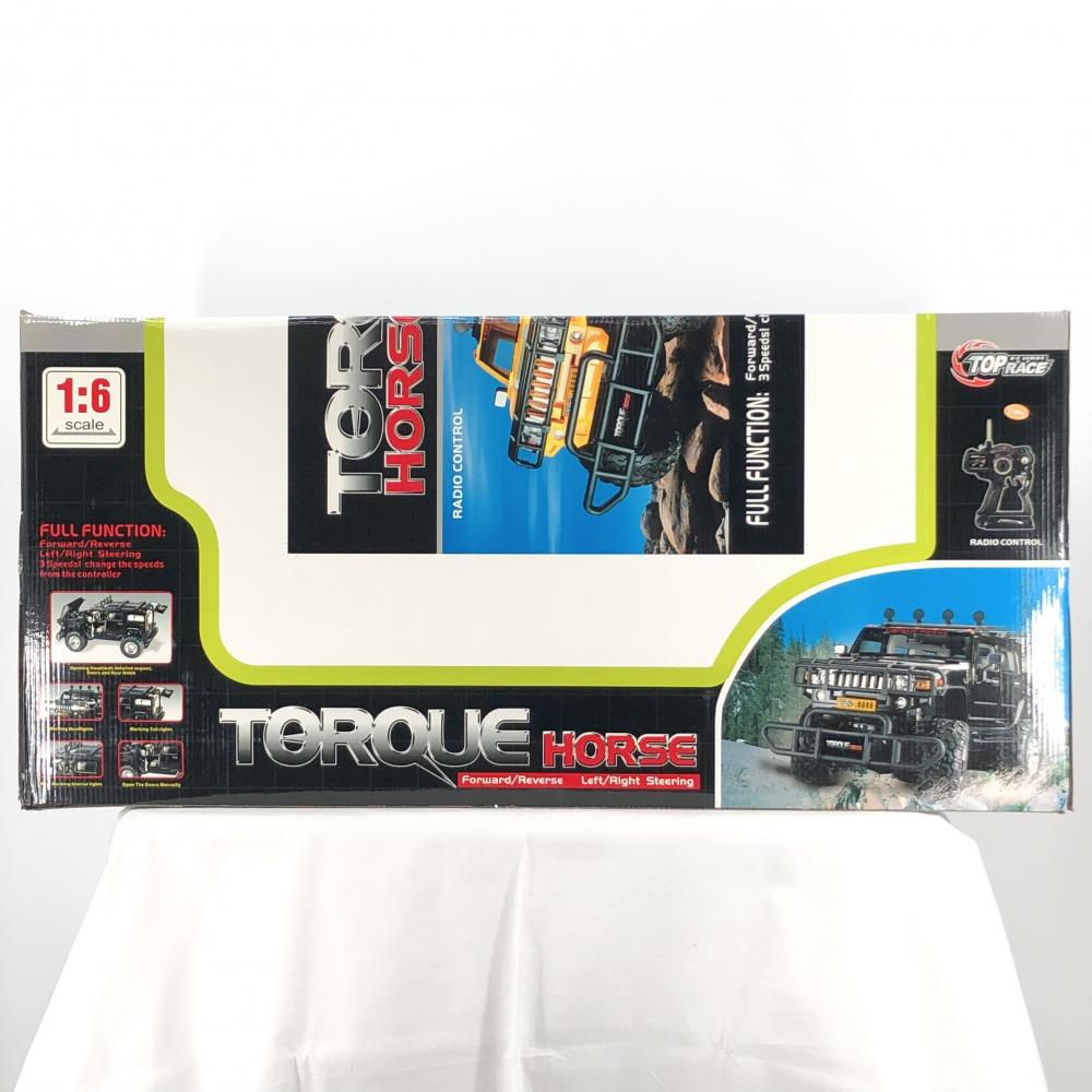 【全体的に状態が悪い】【中古】ジャンク TORQUE HORSE トルクホース TH2 1/6 R/C HUMMER ハマー ブラック ...