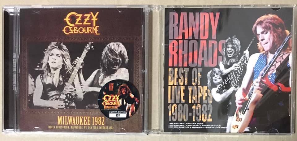 【未使用に近い】OZZY OSBOURNE / MILWAUKEE 1982 プレス盤 1CD+オマケCD-R（RANDY RHOADS BEST OF LIVE TAPES 1980 ...