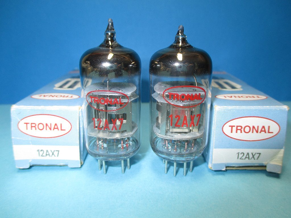 【未使用に近い】TRONAL 12AX7 2本 真空管の落札情報詳細 - ヤフオク落札価格検索 オークフリー