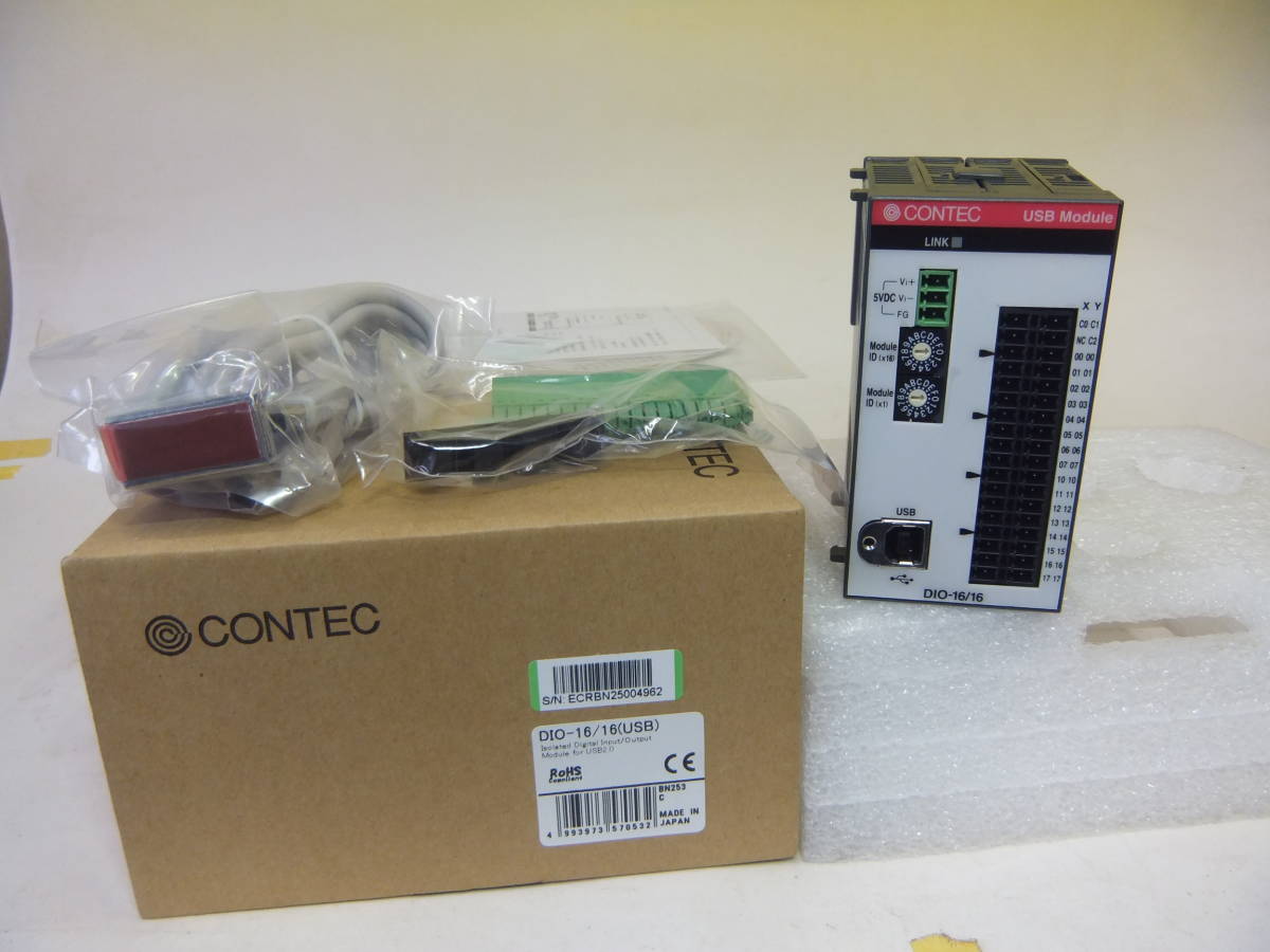 【未使用】コンテック CONTEC DIO-16/16 (USB) 未使用品の落札情報詳細 - ヤフオク落札価格検索 オークフリー