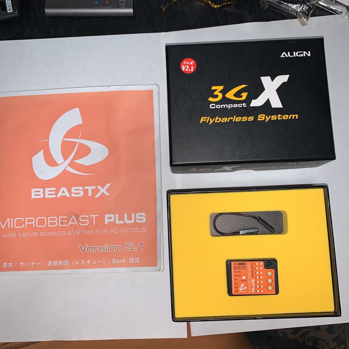 【やや傷や汚れあり】ラジコンヘリ用 ALIGN 3GX MICROBEAST PLUS V5.2 3軸ジャイロ 中古品 の落札情報詳細| ヤフオク落札価格情報 オークフリー