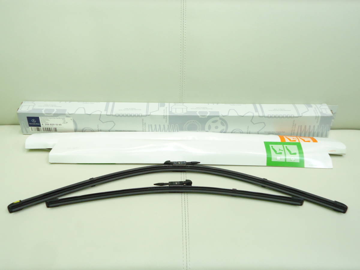【やや傷や汚れあり】カー用品祭 ① メルセデス ベンツ 純正 ワイパーブレード 左右 Bクラス A2468201345 W246 未使用品 ...