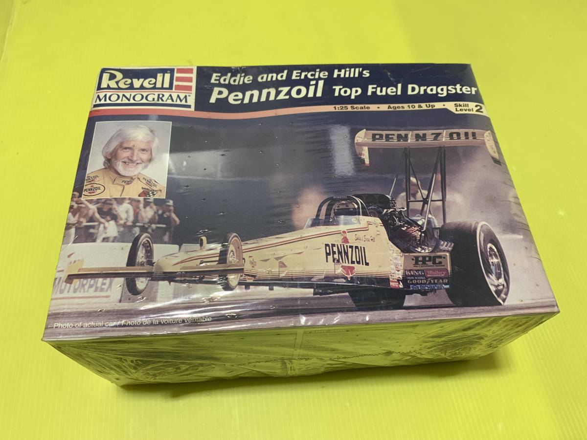 【やや傷や汚れあり】【保管品】Revell MONOGRAM Pennzoil Top Fuel Dragster ペンゾイル トップ ...